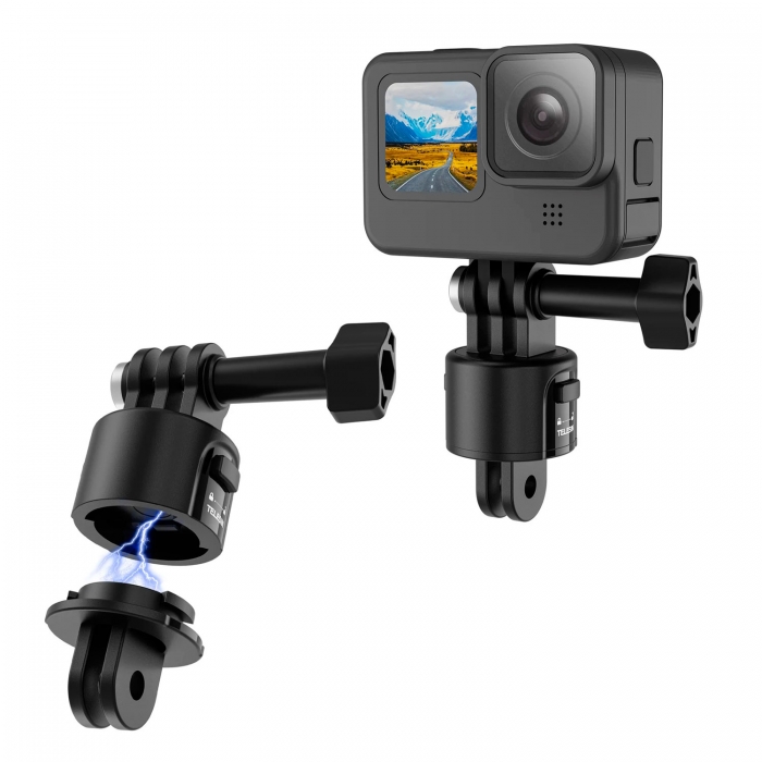 Магнитный быстросъемный адаптер с винтом 1/4 для Gopro