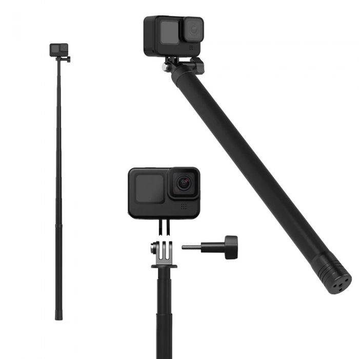 Монопод 3 метра с регулировкой длины для GoPro